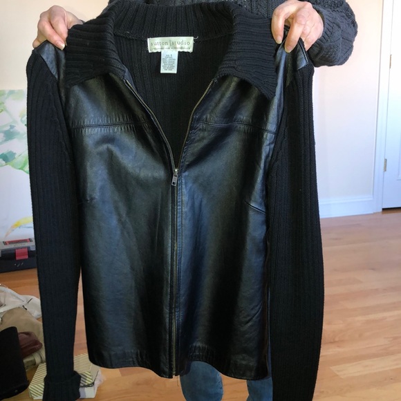 Sutton Studio | Jackets & Coats | Leather Jacket | Poshmark